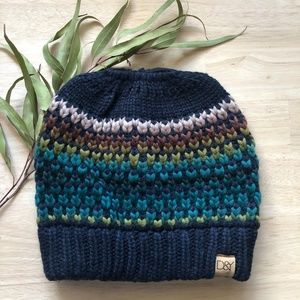 Sunnie Dayz | Accessories | Messy Bun Beanie | Poshmark